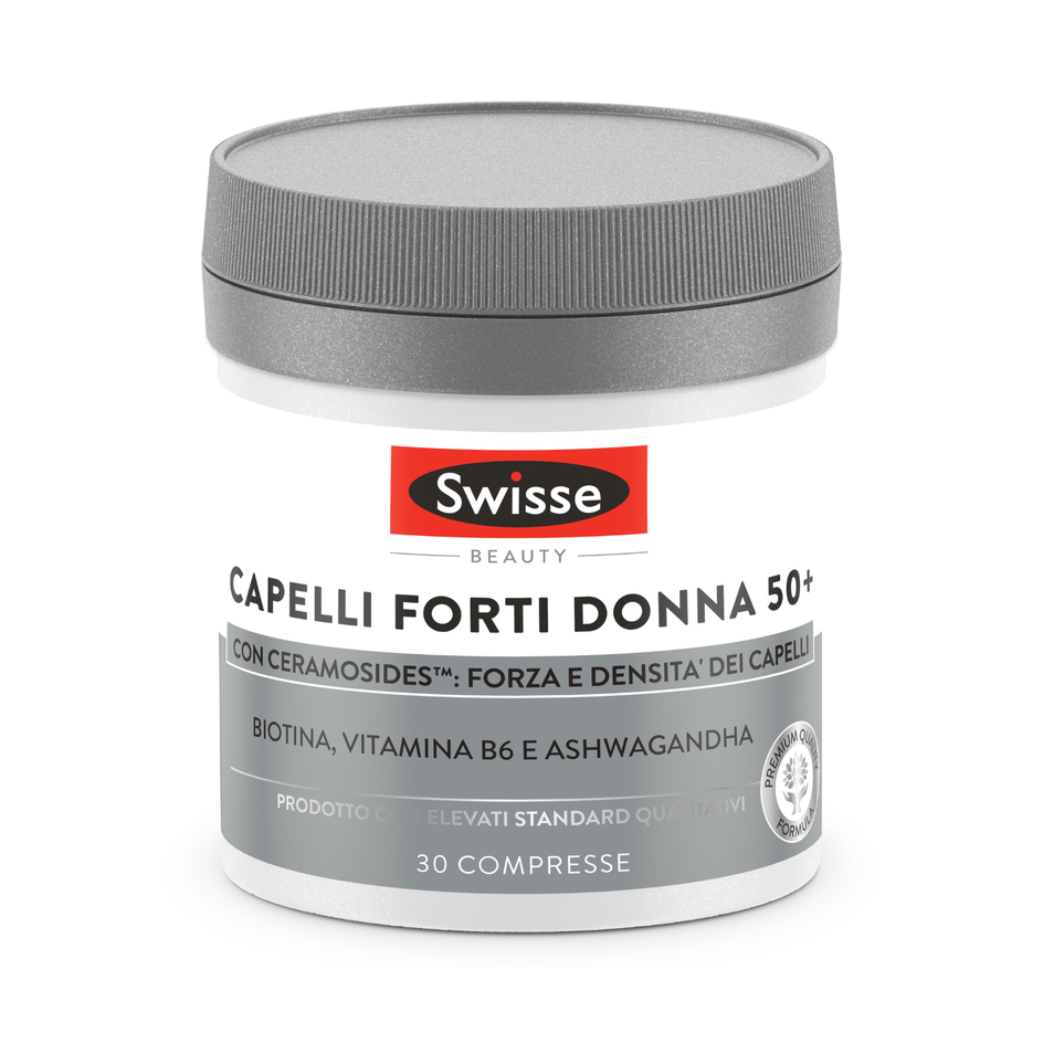 Integratore capelli donna con CERAMOSIDES™ – Swisse Italia